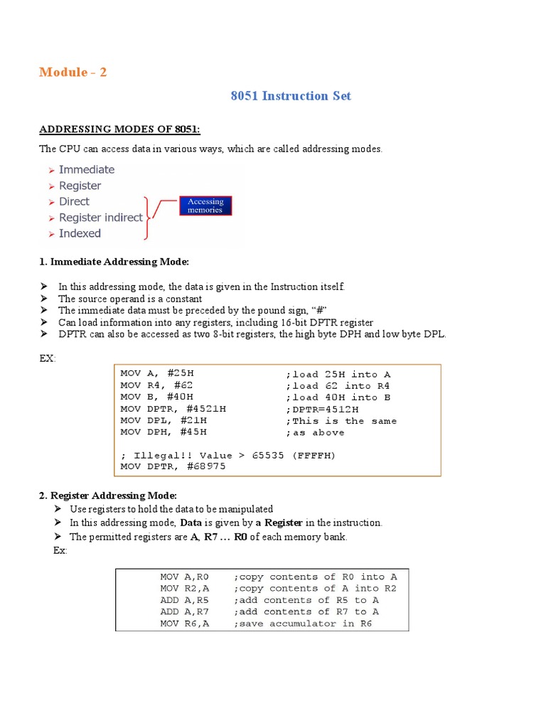 Module 2 Complete Notes Pdf Binary Coded Decimal Central Processing Unit