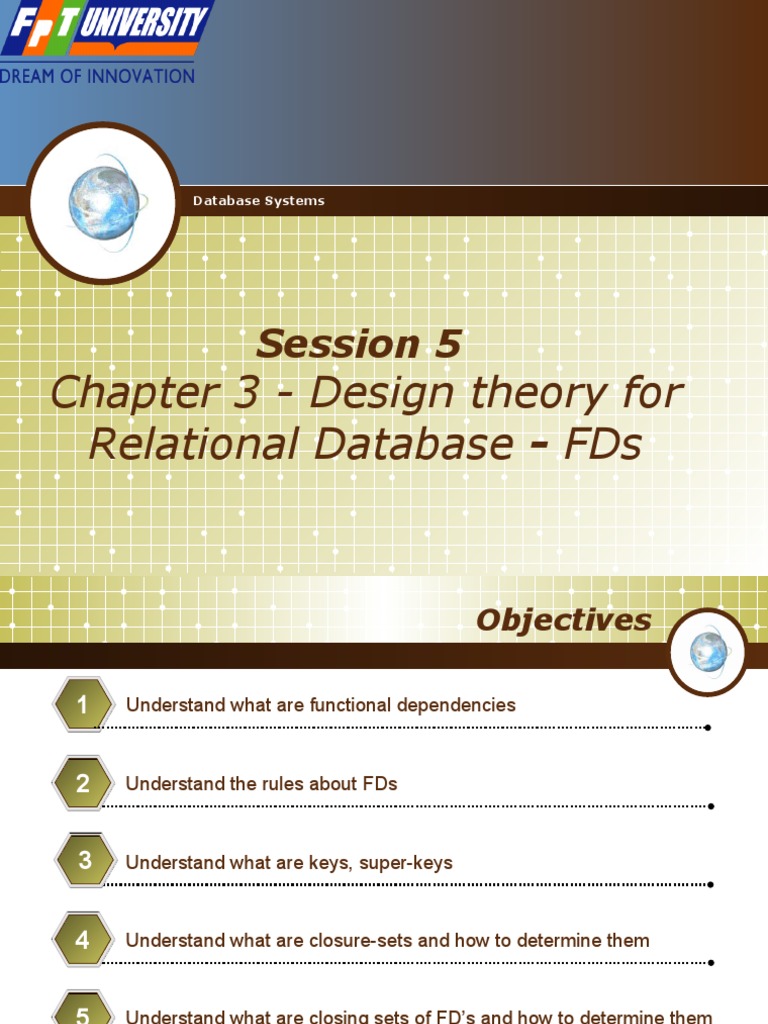 5 - Chapter 3 - Functional Dependencies | PDF | Logic | Computing