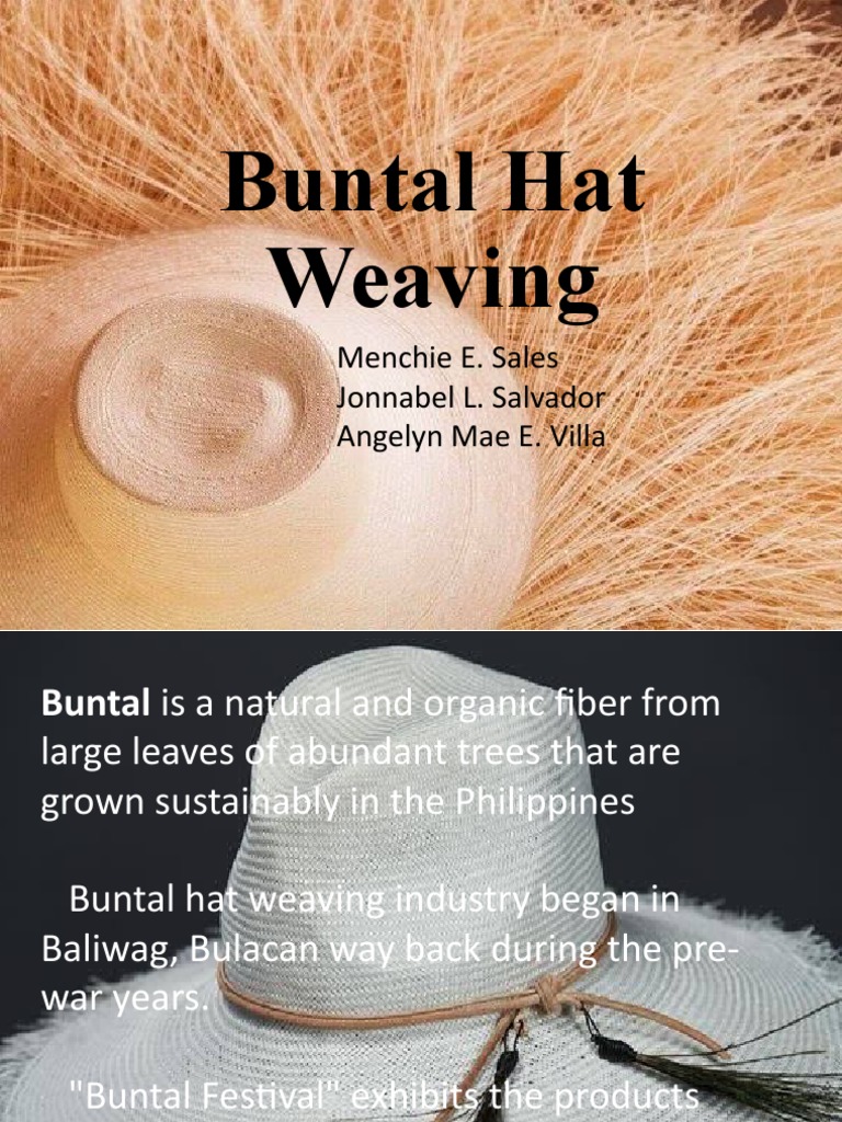 Buntal Hat Weav-WPS Office | PDF