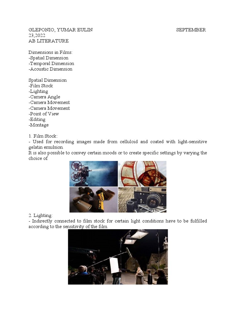 FILM | PDF | Camera | Narration