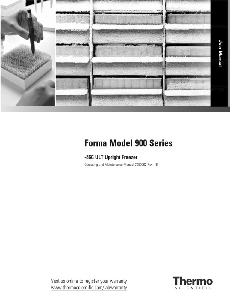 Forma 900 Series ULT Manual | PDF | Refrigerator | Calibration