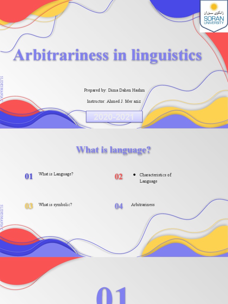 Arbitrariness in Linguistics | PDF | Linguistics | Symbols