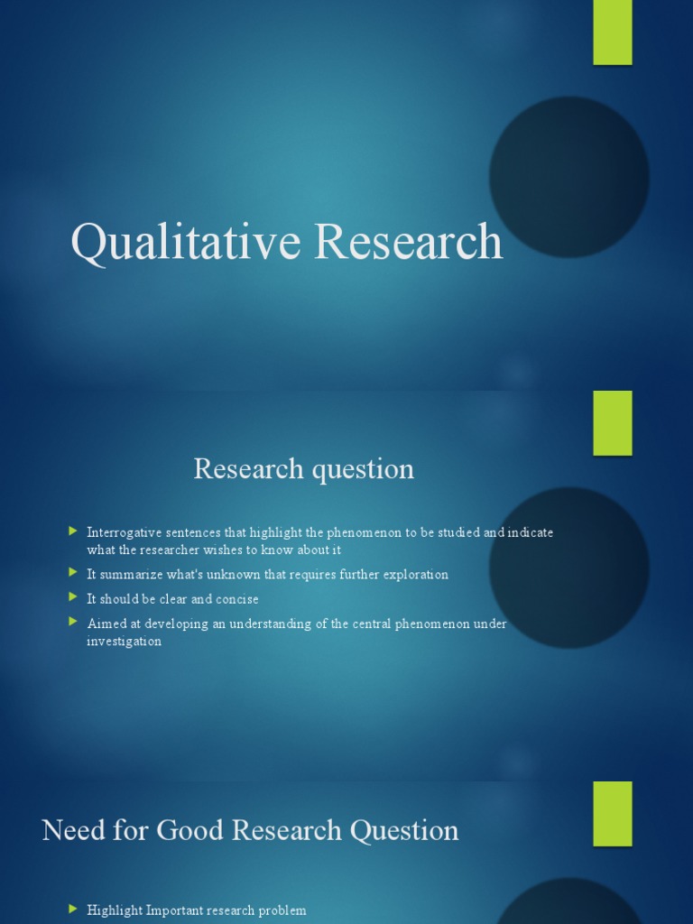 Qualitative Research | PDF | Informed Consent | Question