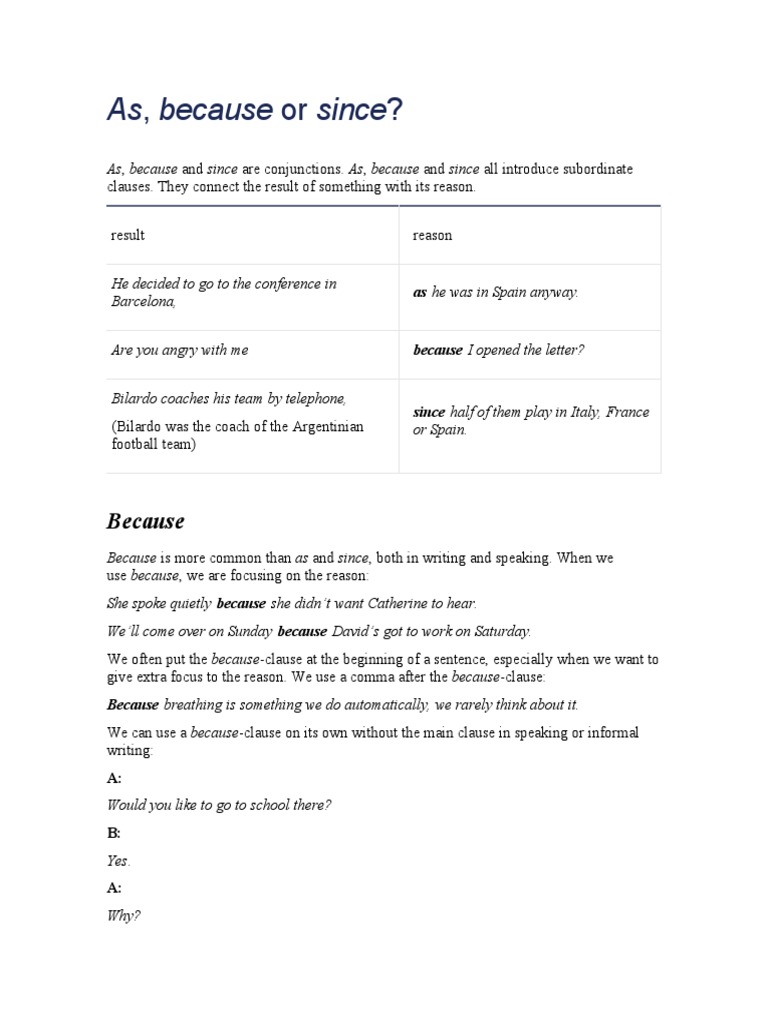 An Analysis of the Uses and Functions of the Conjunctions "As ...
