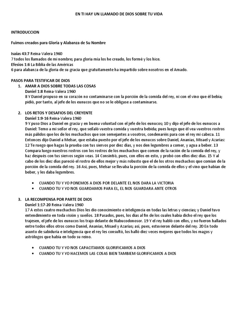 Testificando Acerca de Nuestro Dios | PDF | Nabucodonosor Ii