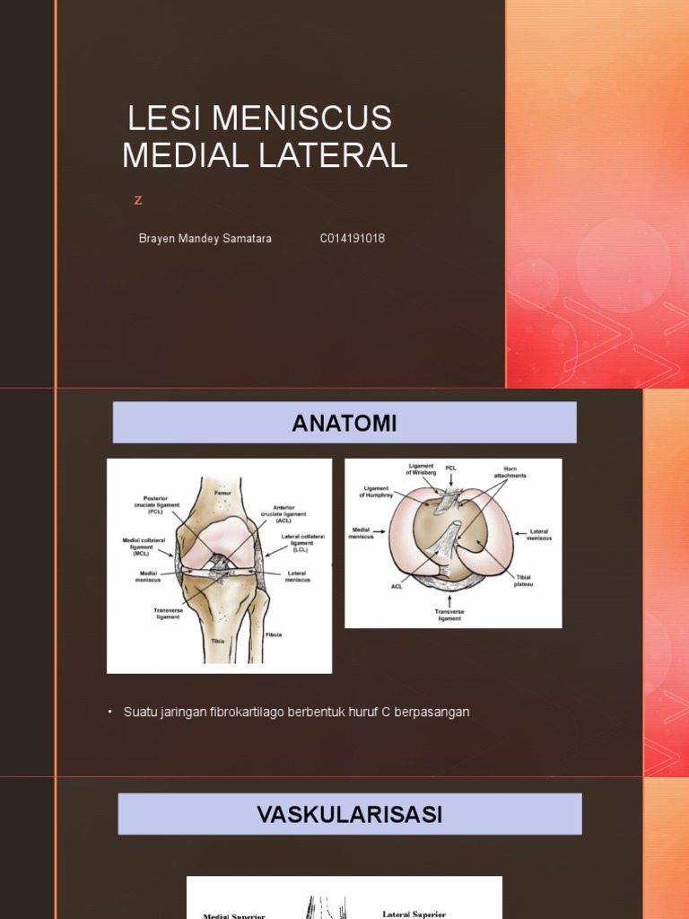 Cedera Meniskus: Diagnosis & Tatalaksana | PDF