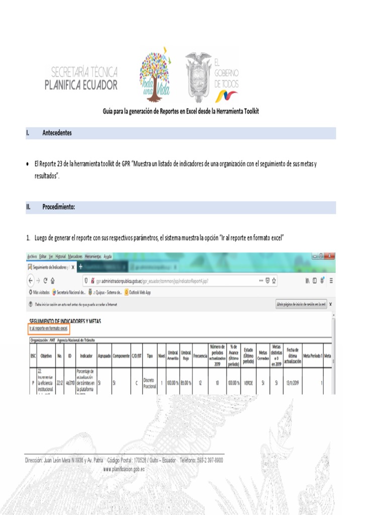 Reportes en Excel - Rep23 | PDF
