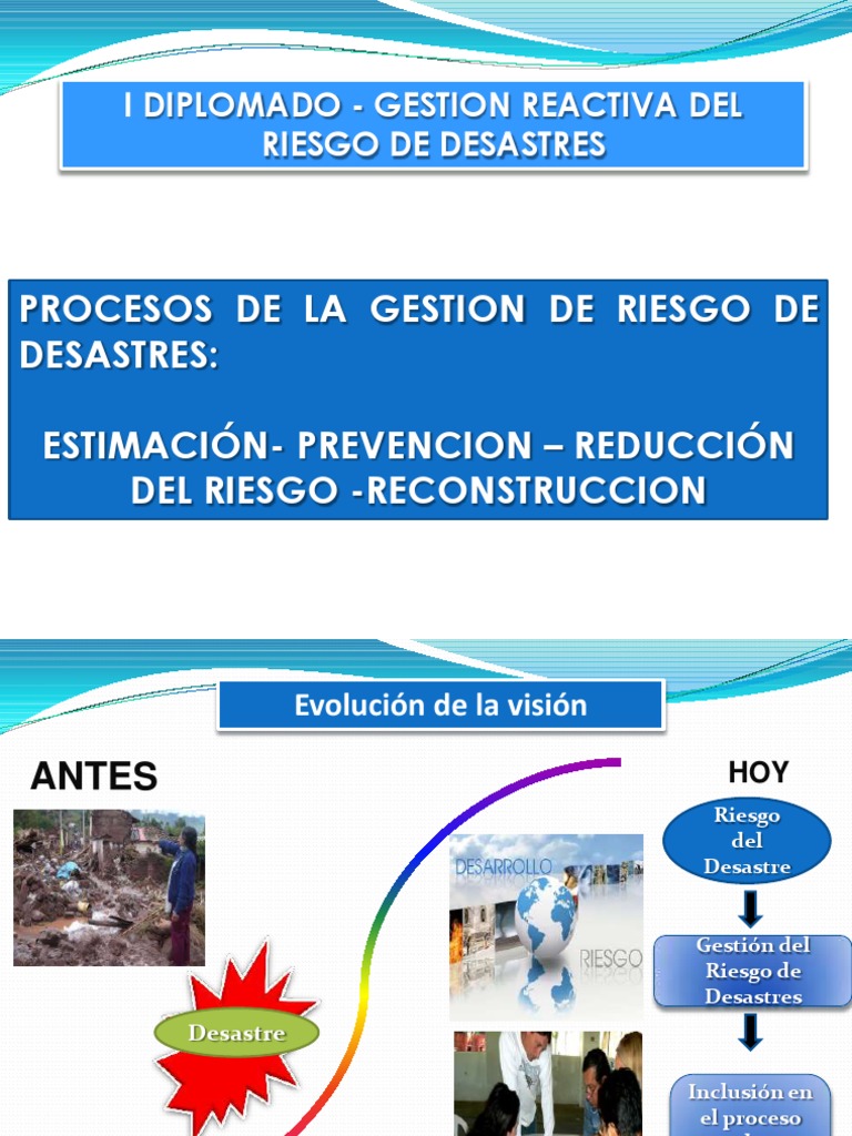Procesos GRD | PDF | Riesgo | Reducción de Desastres