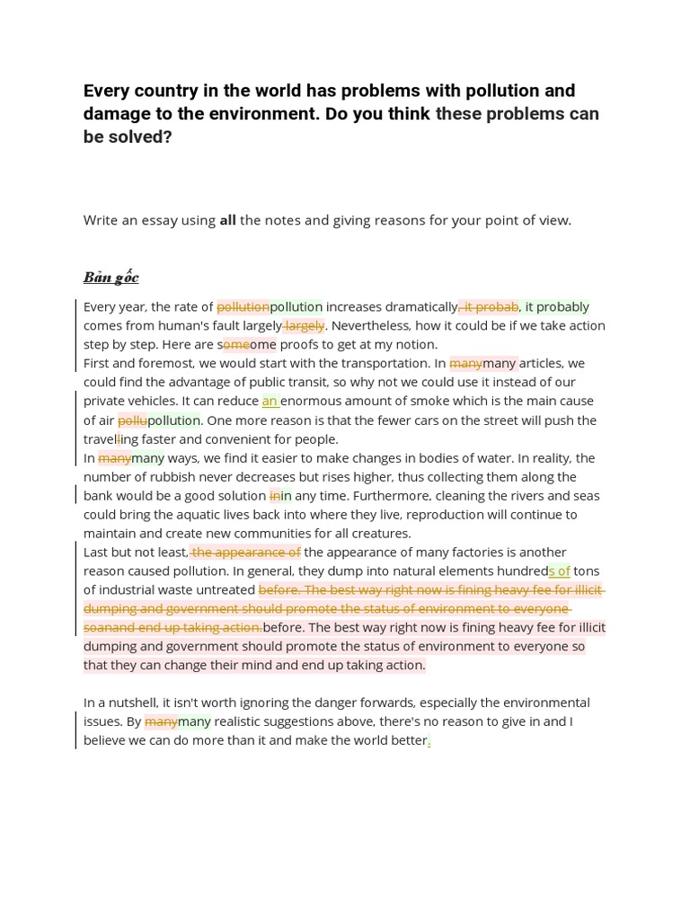 Every Country in The World Has Problems With Pollution and Damage To ...