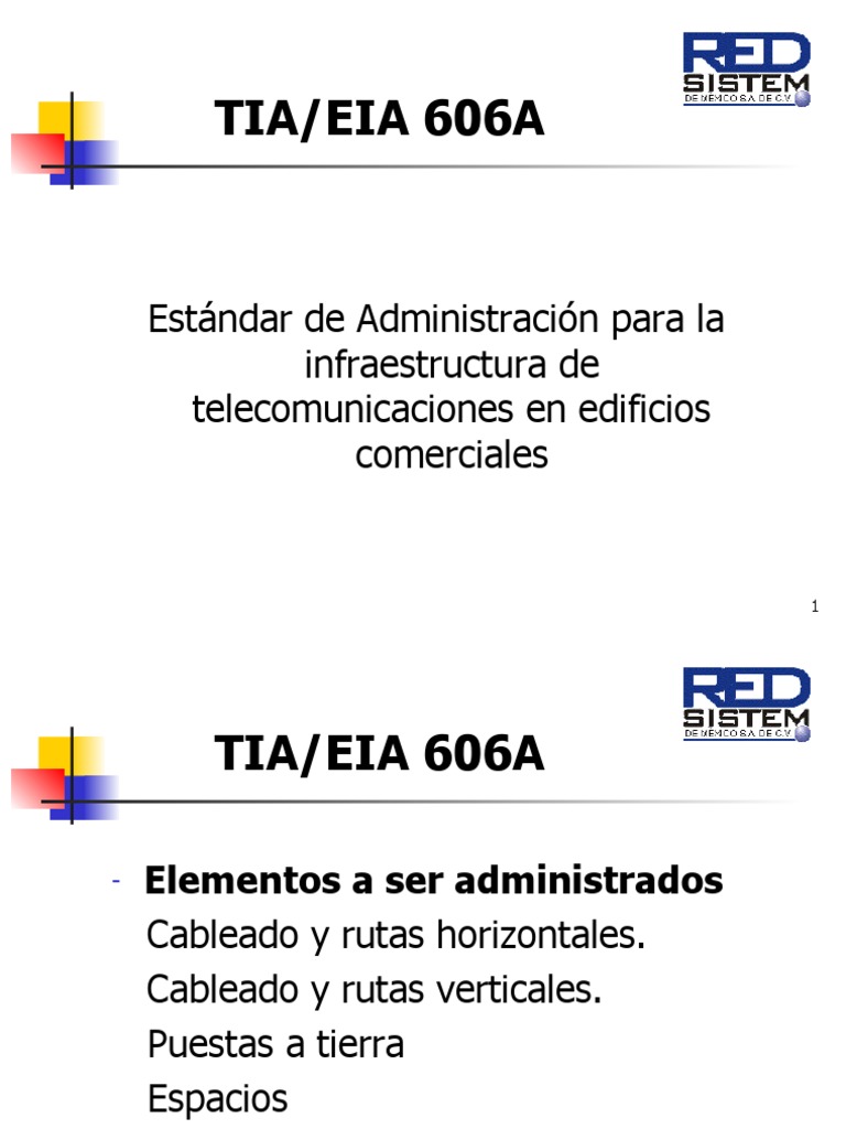 TIA 606 and 606a | PDF | Telecomunicaciones | Tecnología de información y comunicaciones