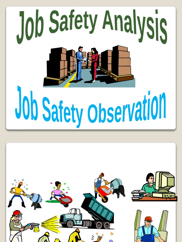Tujuan Job Safety Analysis dan Observation | PDF
