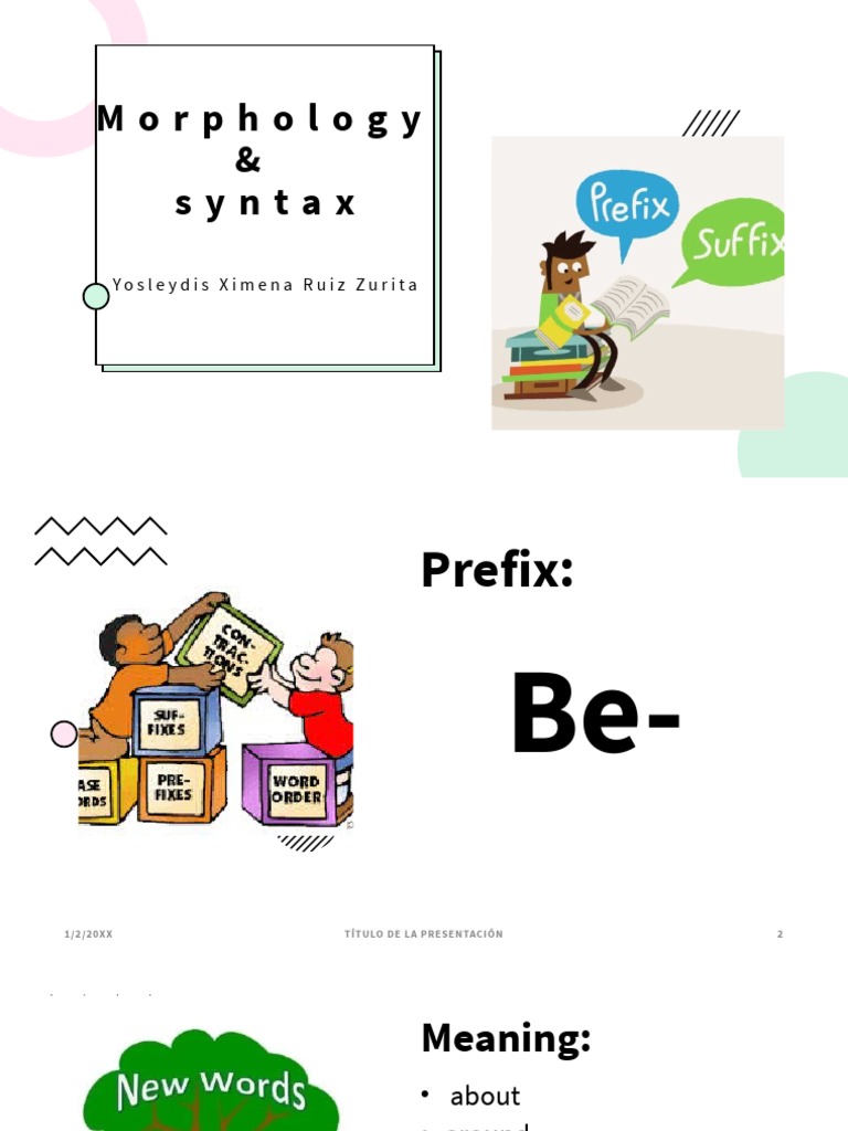 Prefix Be | PDF