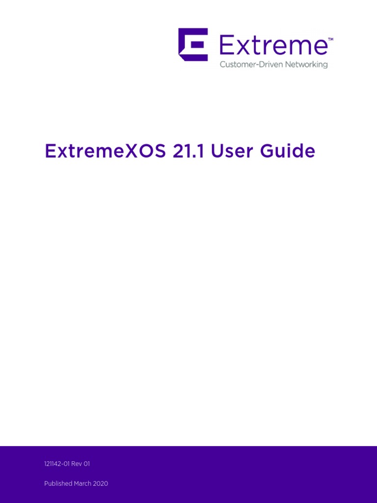 EXOS User Guide 21 1 | PDF | Ip Address | Command Line Interface