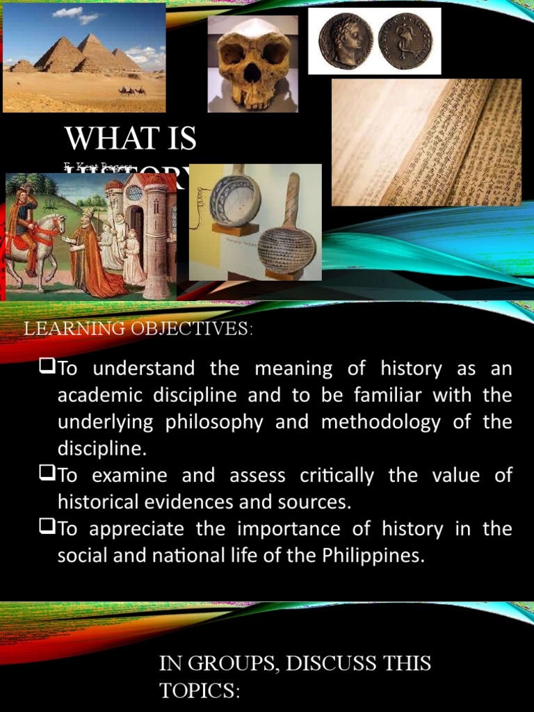 Understanding the Importance of History | PDF | Primary Sources ...