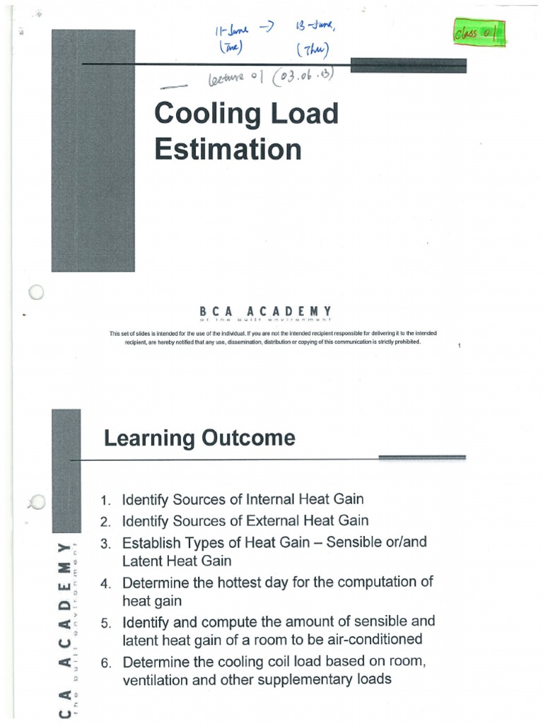 (BCA) ACMV Technology 2 | PDF