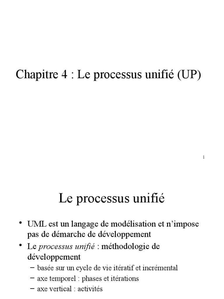 Ch4 ProcessusUnifie | PDF | Test de logiciel | Cas d'utilisation