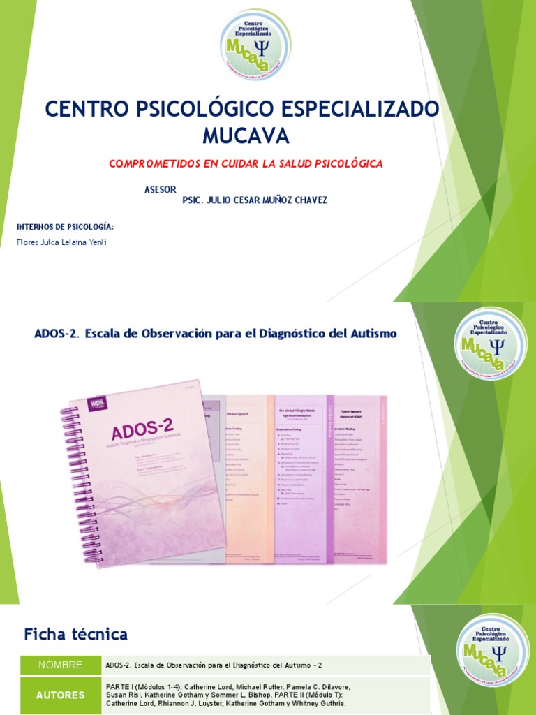 Ados 2 Mucava | PDF | Espectro autista | Enfermedades y trastornos