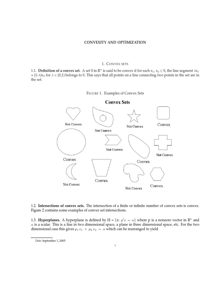 3 Convexity And Optimization Pdf Convex Set Derivative