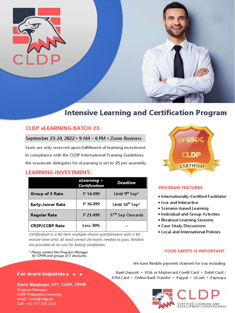 CLDP Elearning PHBatch23 | PDF