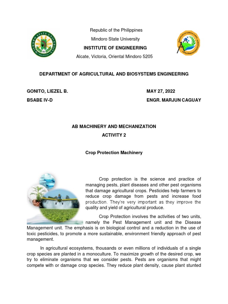 Crop Protection | PDF | Agriculture