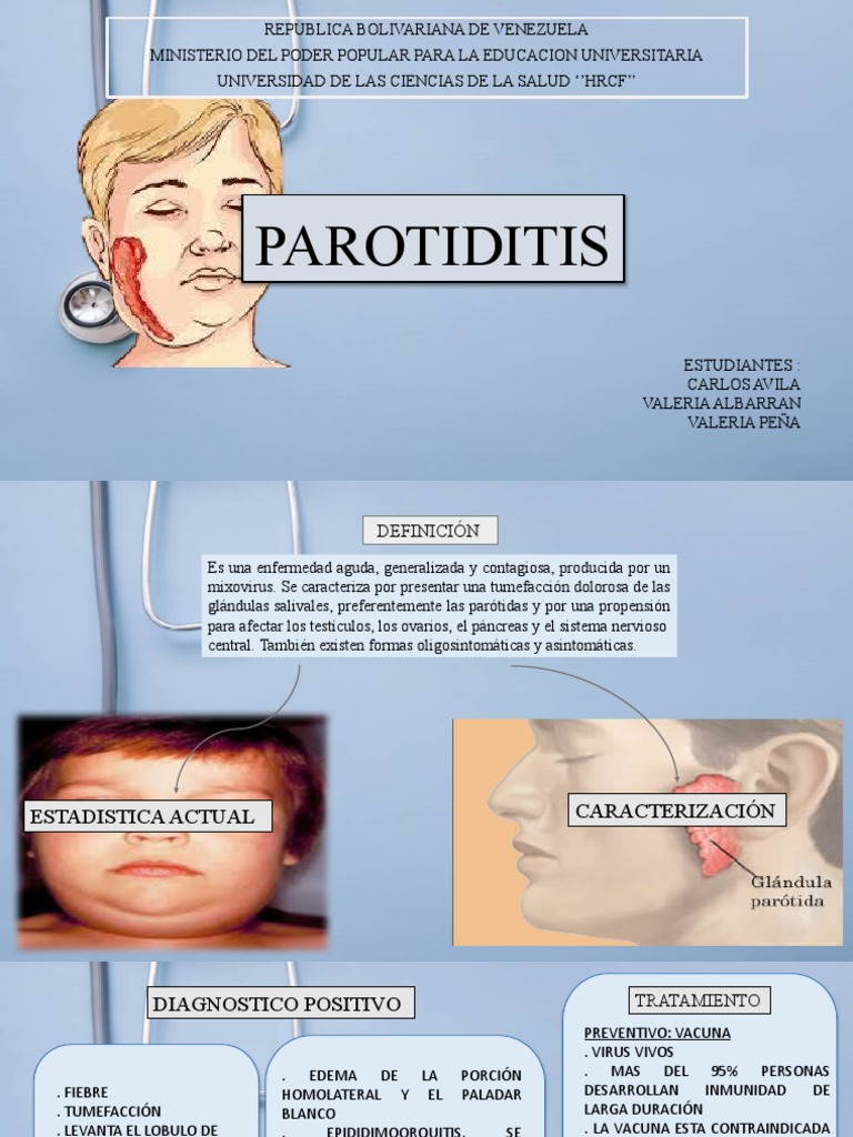 PAROTIDITIS | PDF | Especialidades Medicas | Enfermedades y trastornos