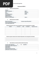 ADOS 2 - Ejemplo de Informe | PDF