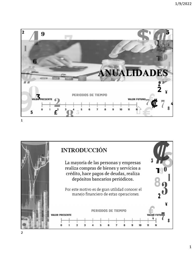 ANUALIDADES | PDF | Bancos | Interés