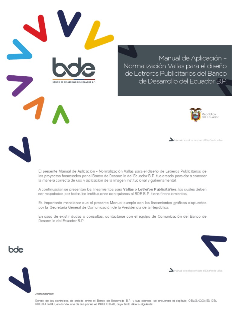 Manual Vallas Sept 2022 Bde 2022 Sep | PDF | Bancos | Ecuador