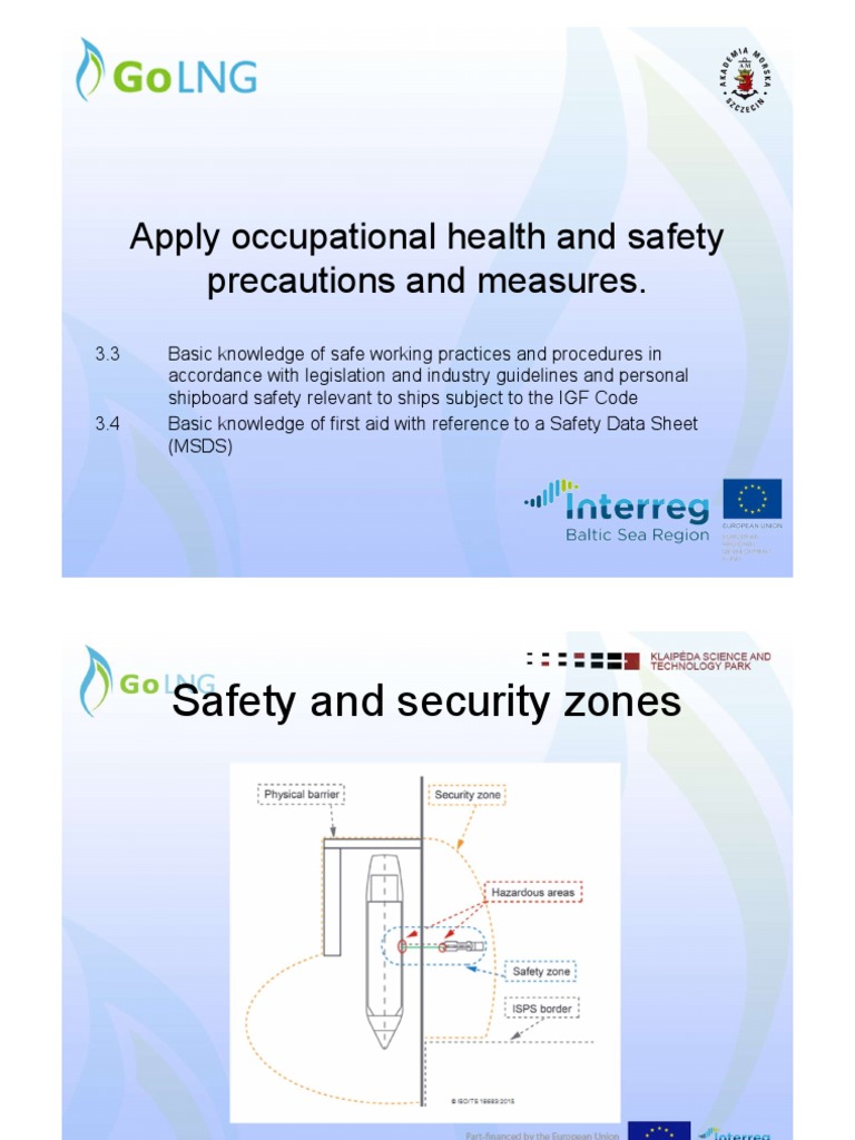 Apply Occupational Health and Safety Precautions and Measures ...