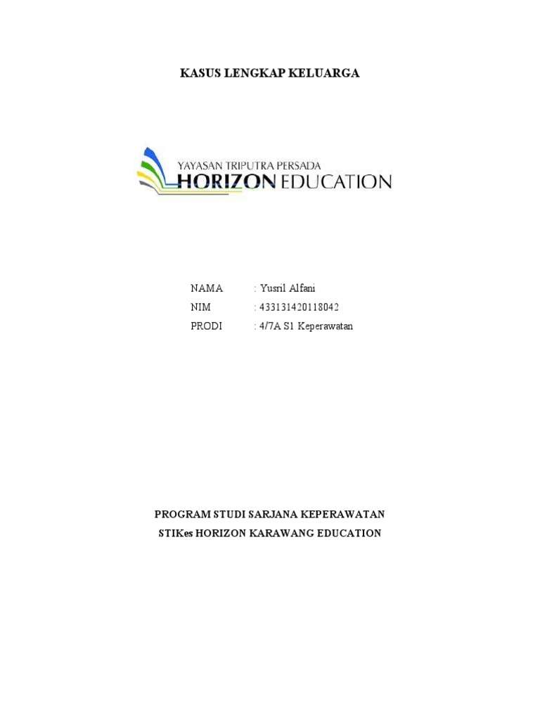 ASKEP LENGKAP KELUARGA Tn. A HIPERTENSI (YUSRIL ALFANI) | PDF