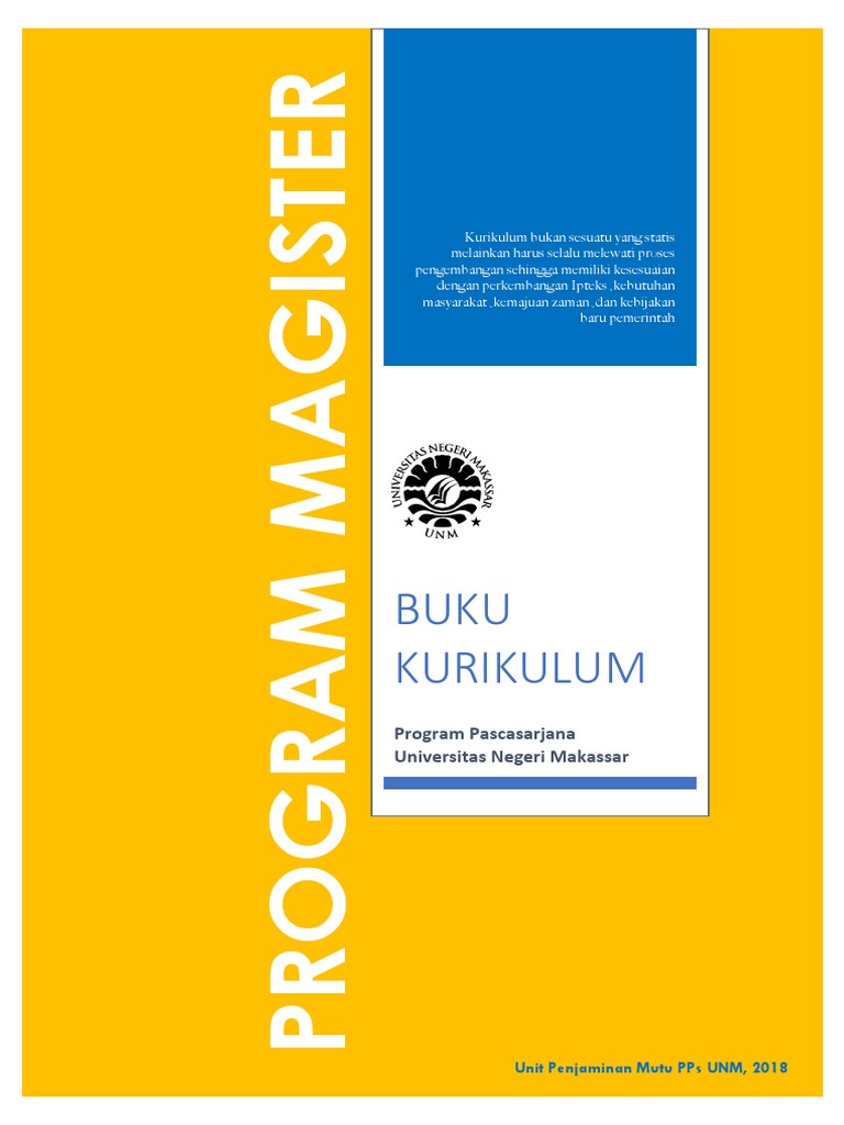 Buku Kurikulum Program Magister | PDF