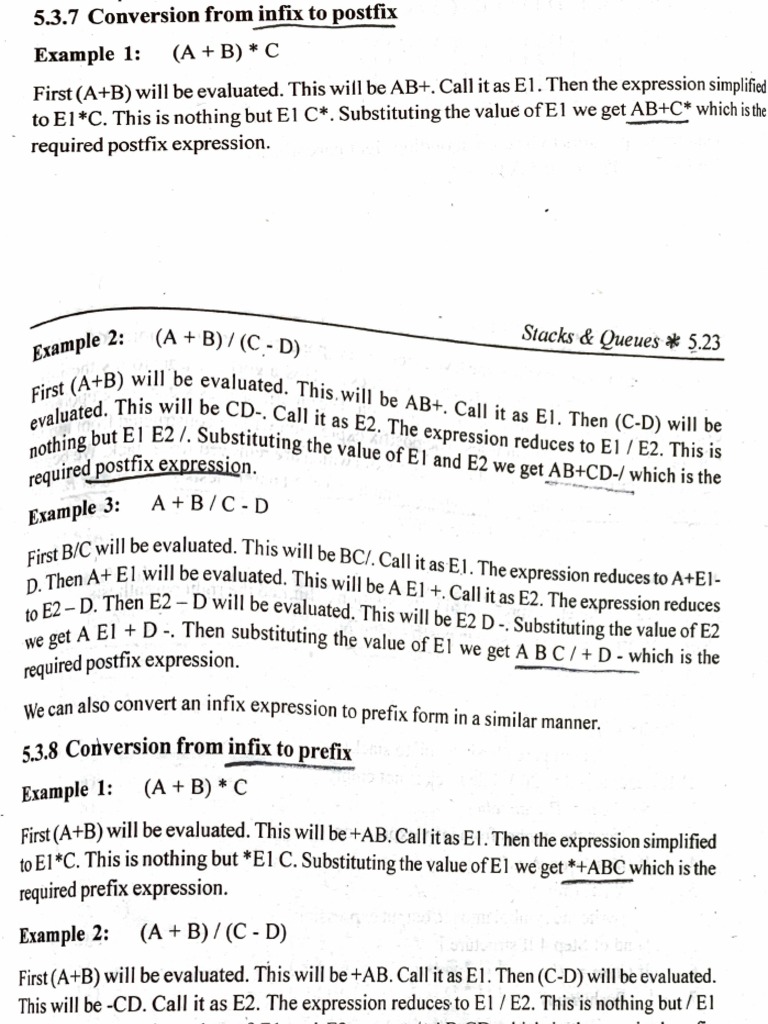 DS Using C Material4 | PDF | Mathematical Notation | Notation