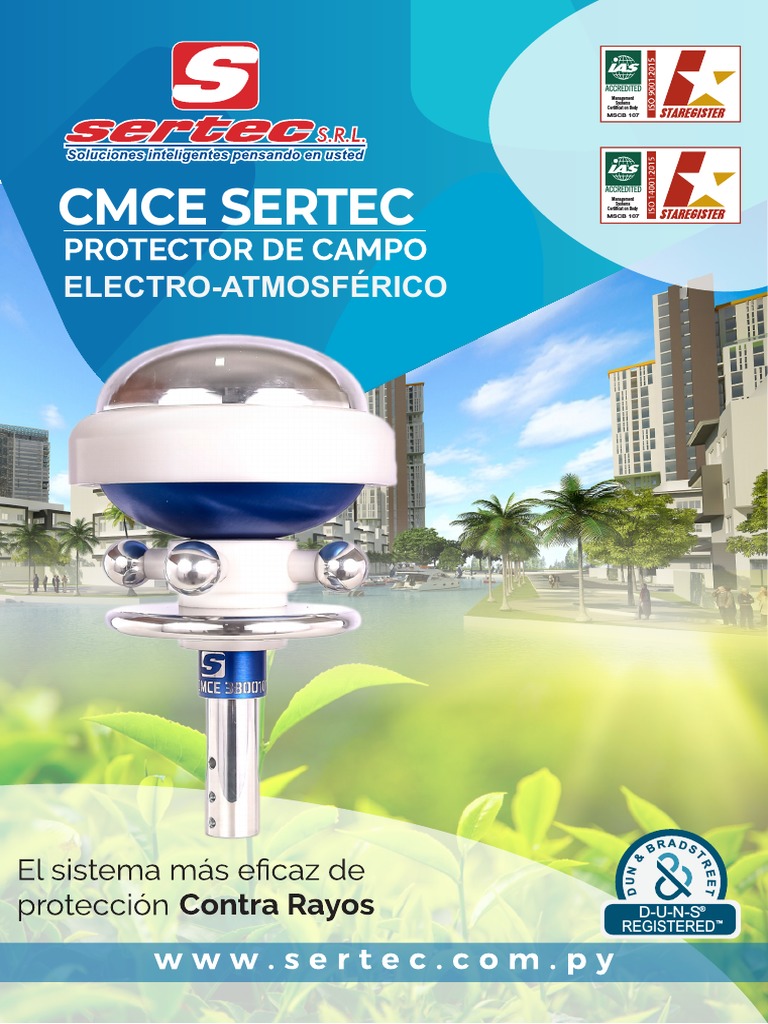 Brochure-Cmce-Sertec - Es2021 | PDF | Relámpago | Electricidad