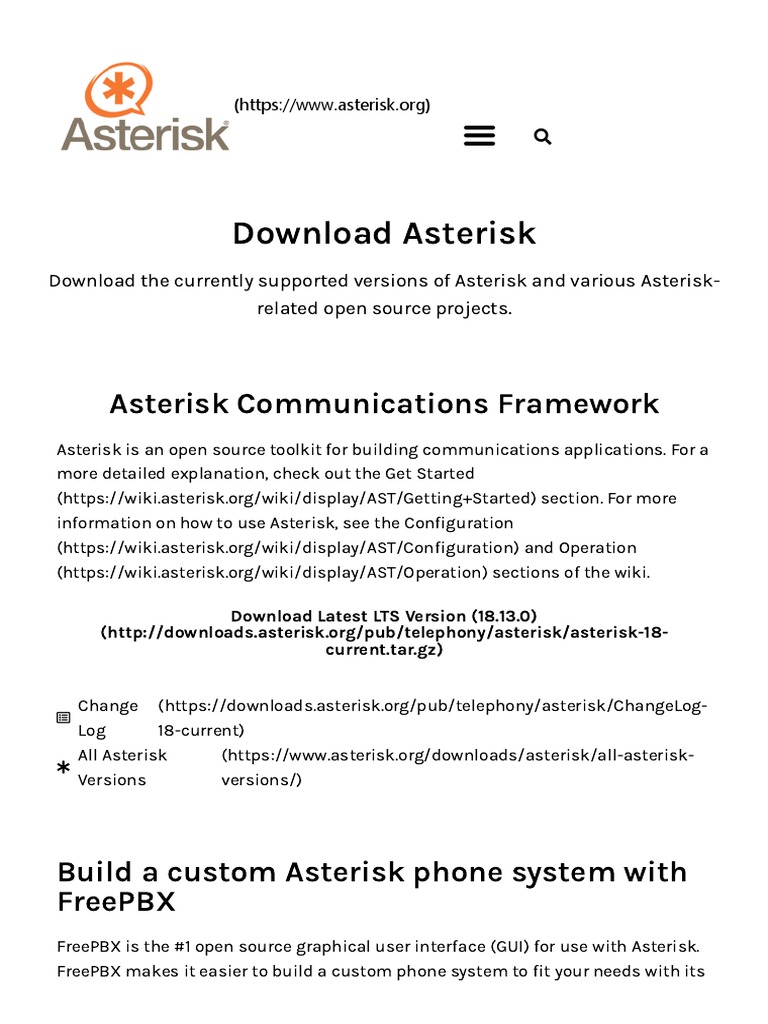 Téléchargements Asterisk | Download Free PDF | Linux Distribution | Computing