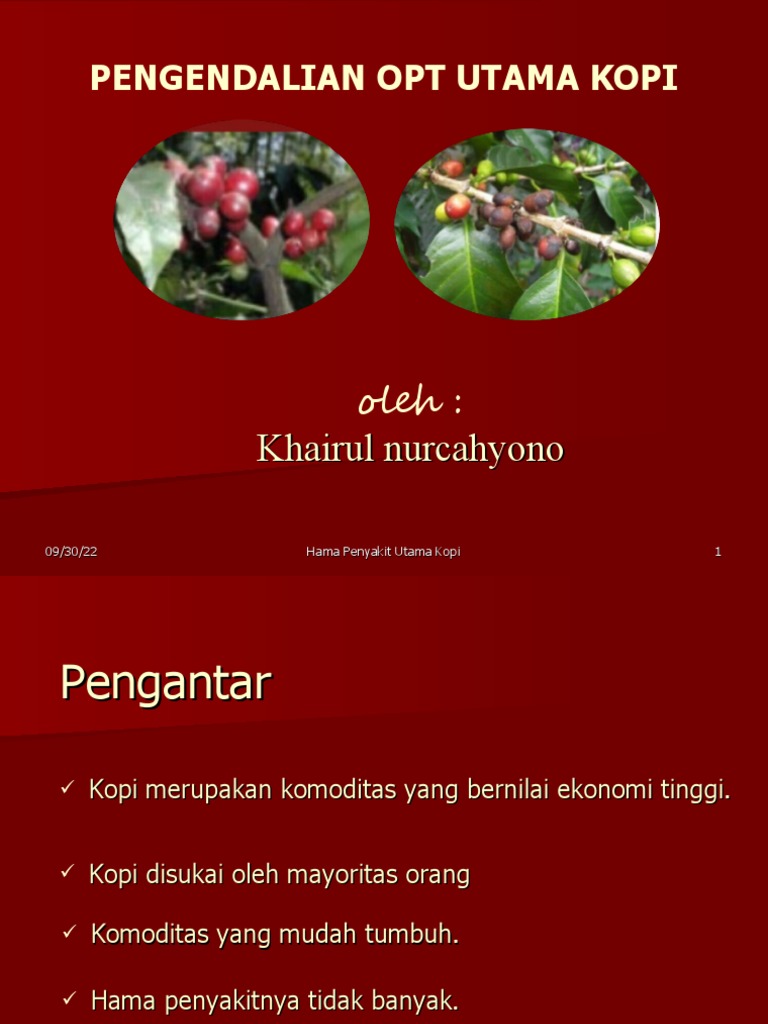 Pengendalian OPT Utama Kopi | PDF