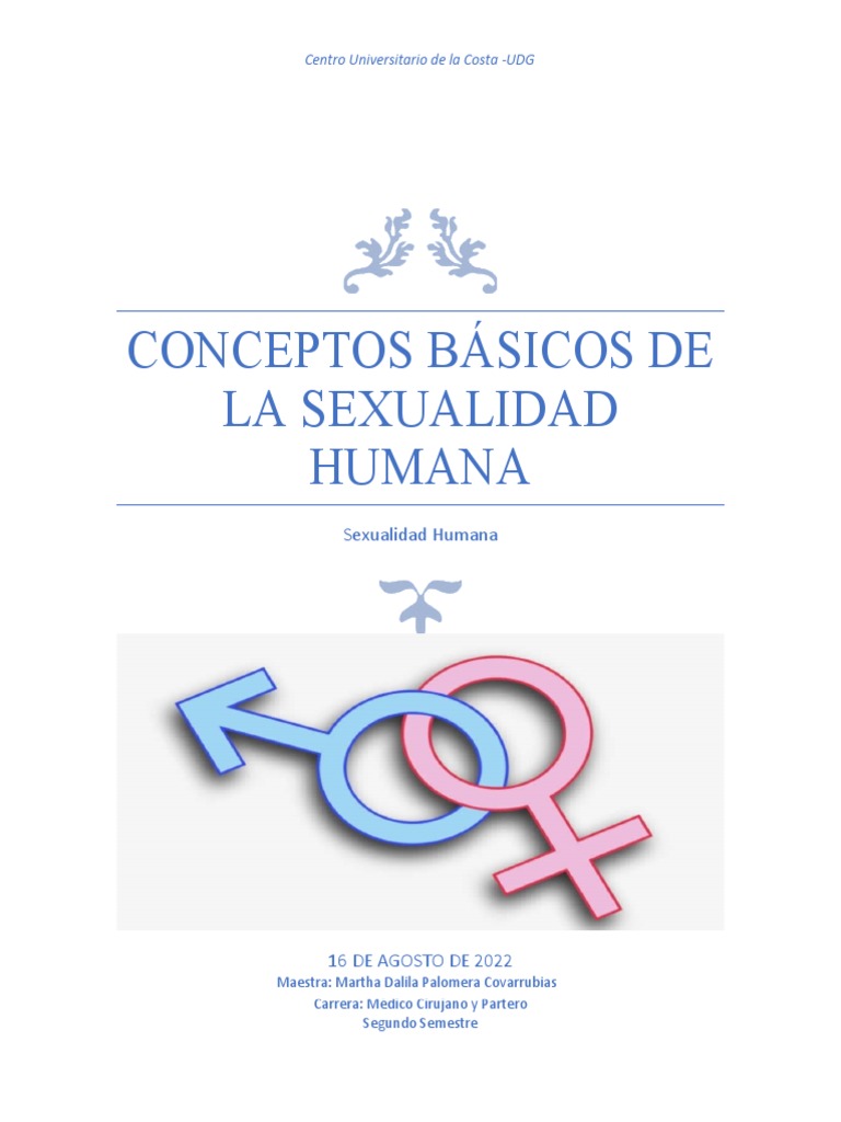 Conceptos Básicos de La Sexualidad Humana | Descargar gratis PDF | La sexualidad humana | Género