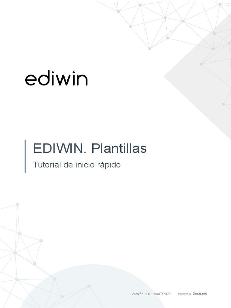 ES EDIWIN Manual Plantillas de Documento | PDF | Archivo de computadora ...