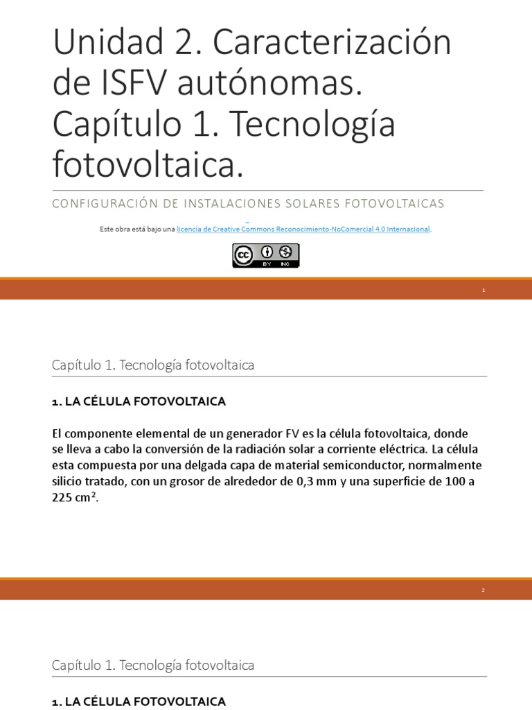 Tecnología de Células Fotovoltaicas | PDF | Célula solar | Fotovoltaica