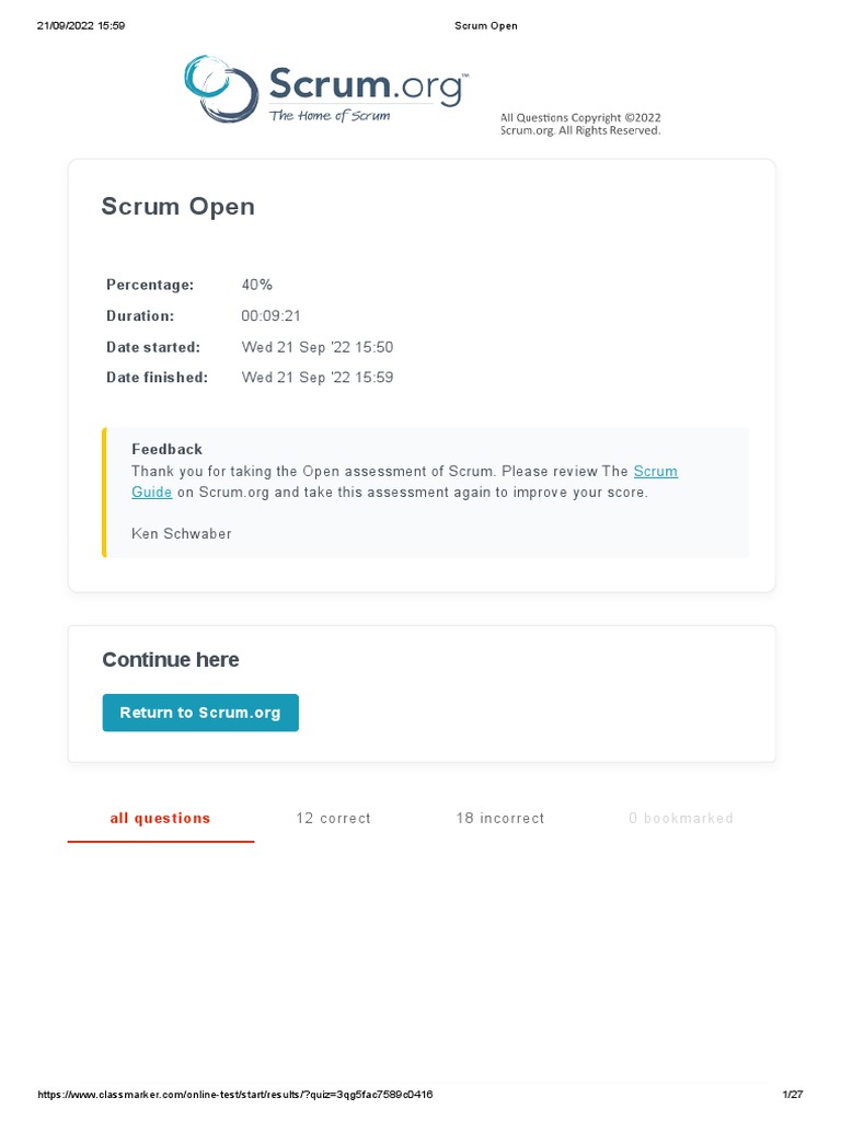 Scrum Open | PDF | Scrum (Software Development) | Cognitive Science