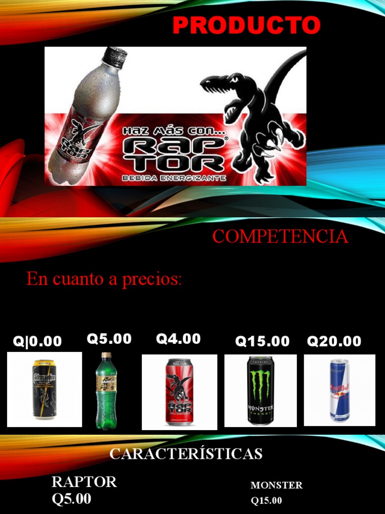 Bebida Energizante Raptor en Guatemala | PDF