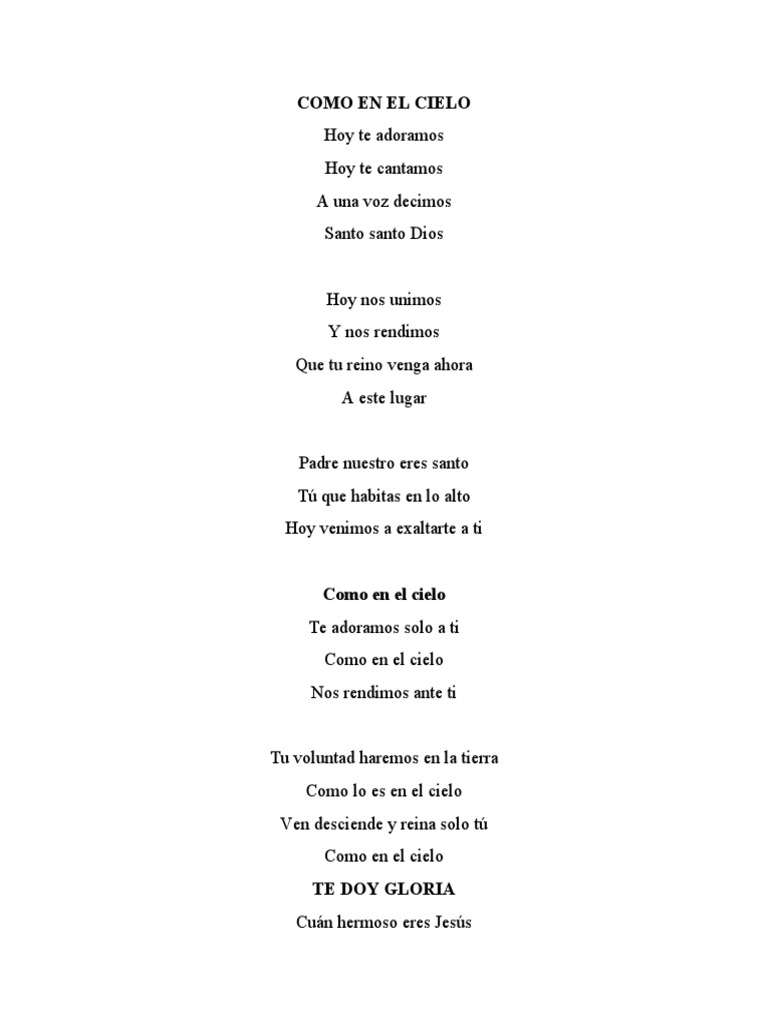 Letras Dia Del Padre | PDF | Amor