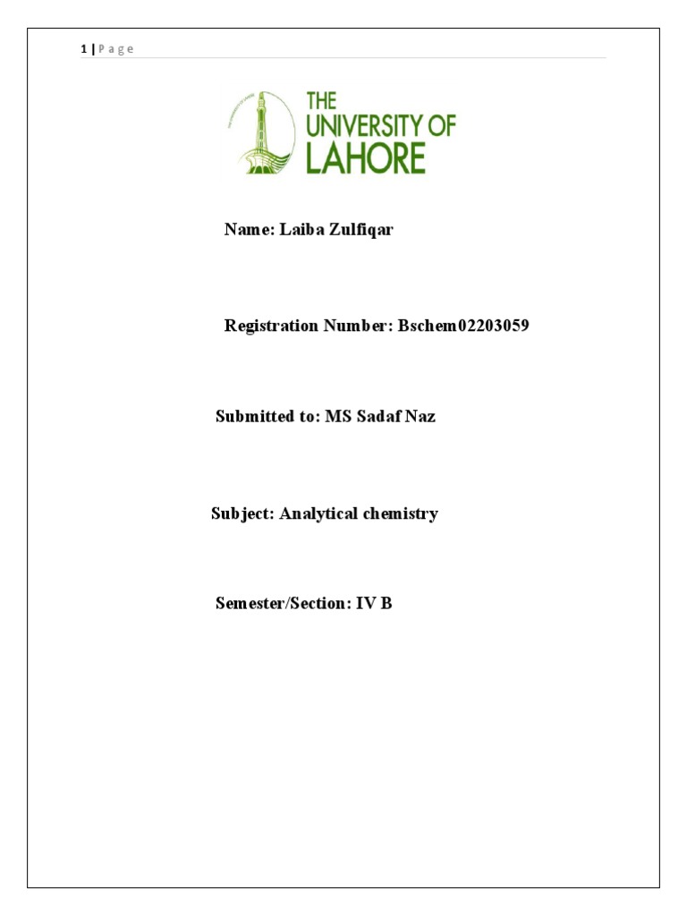 Applications Of Titration Pdf Titration Chemistry