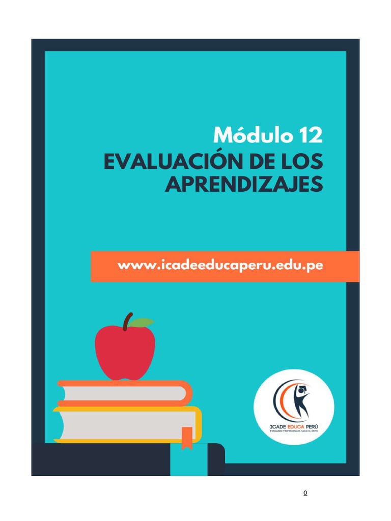 12 - Evaluacion de Los Aprendizajes | PDF | Evaluación | Método de enseñanza