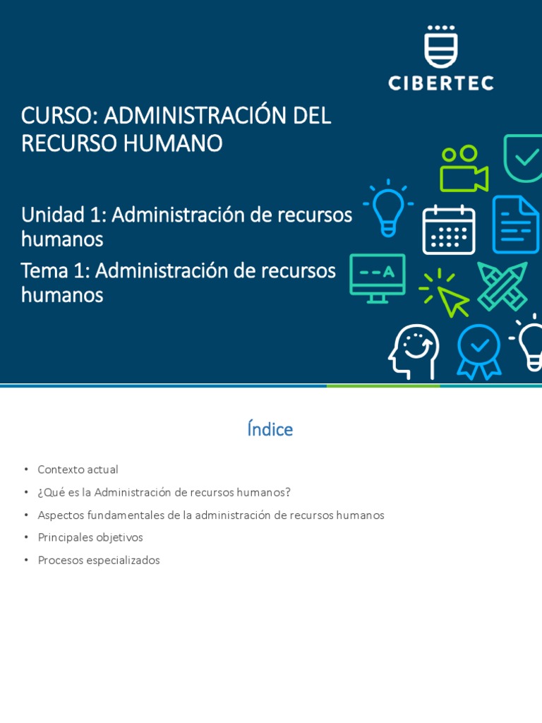 PPT Unidad 01 Tema 01 2020 05 Administracion Del Recurso Humano (0010) | PDF | Gestión de ...