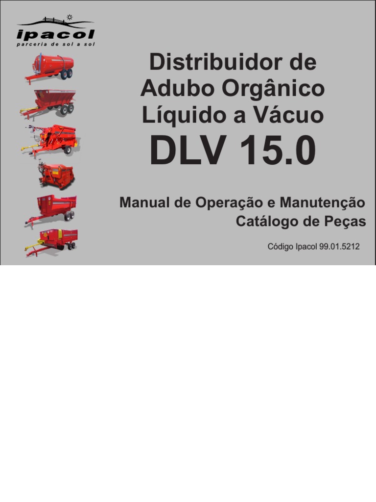 Manual DLV 15.0 2 Edi o Julho 2021 | PDF | Bomba | Trator
