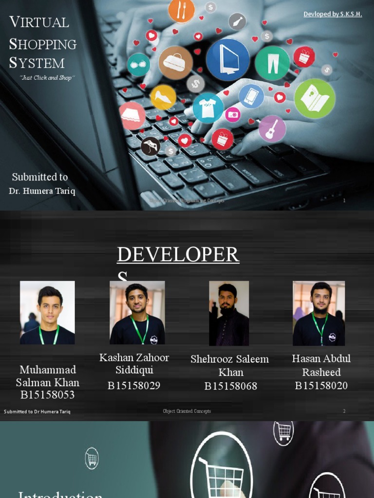 Virtual Shopping System | PDF | Object Oriented Programming | Class (Computer Programming)