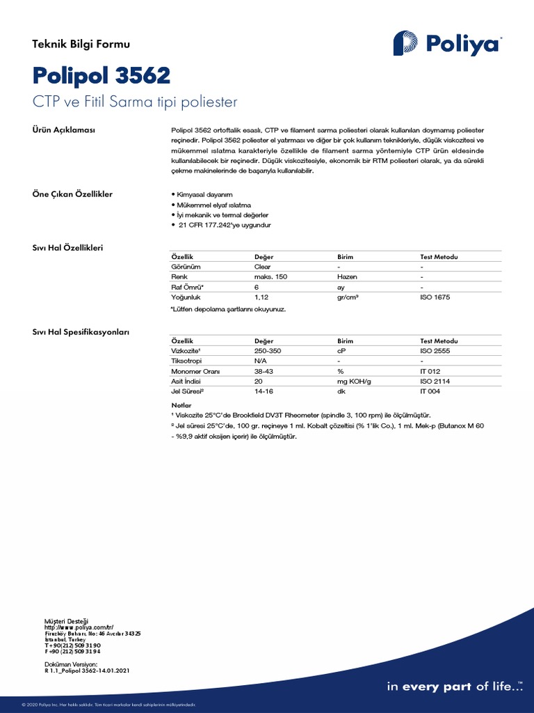 Polipol 3562 FT | PDF