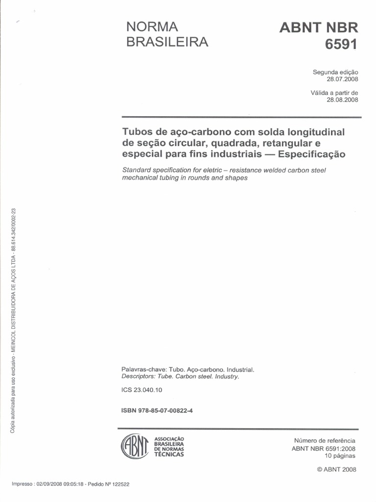 NBR 6591 | PDF