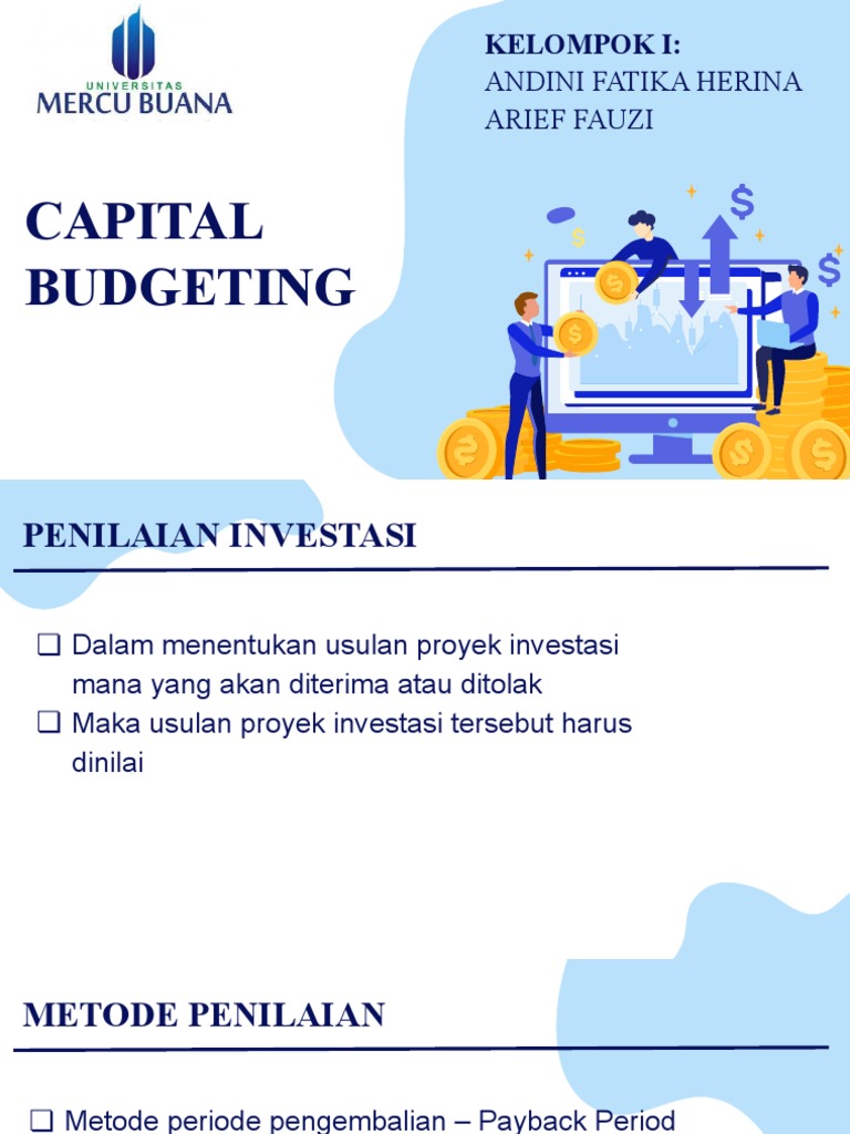 Metode Penilaian Investasi Proyek | PDF