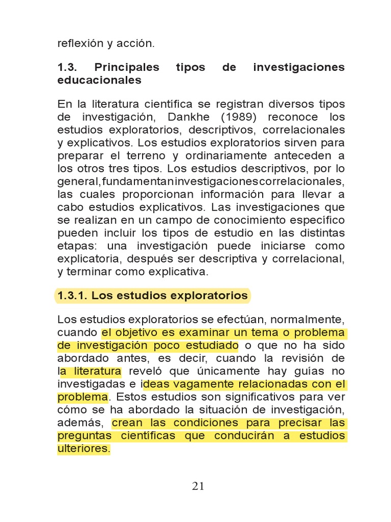 3 Tipos de Inv. Científica y Educacional | PDF | Método científico ... 3 Tipos de Inv. Científica y Educacional | PDF | Método científico ...
